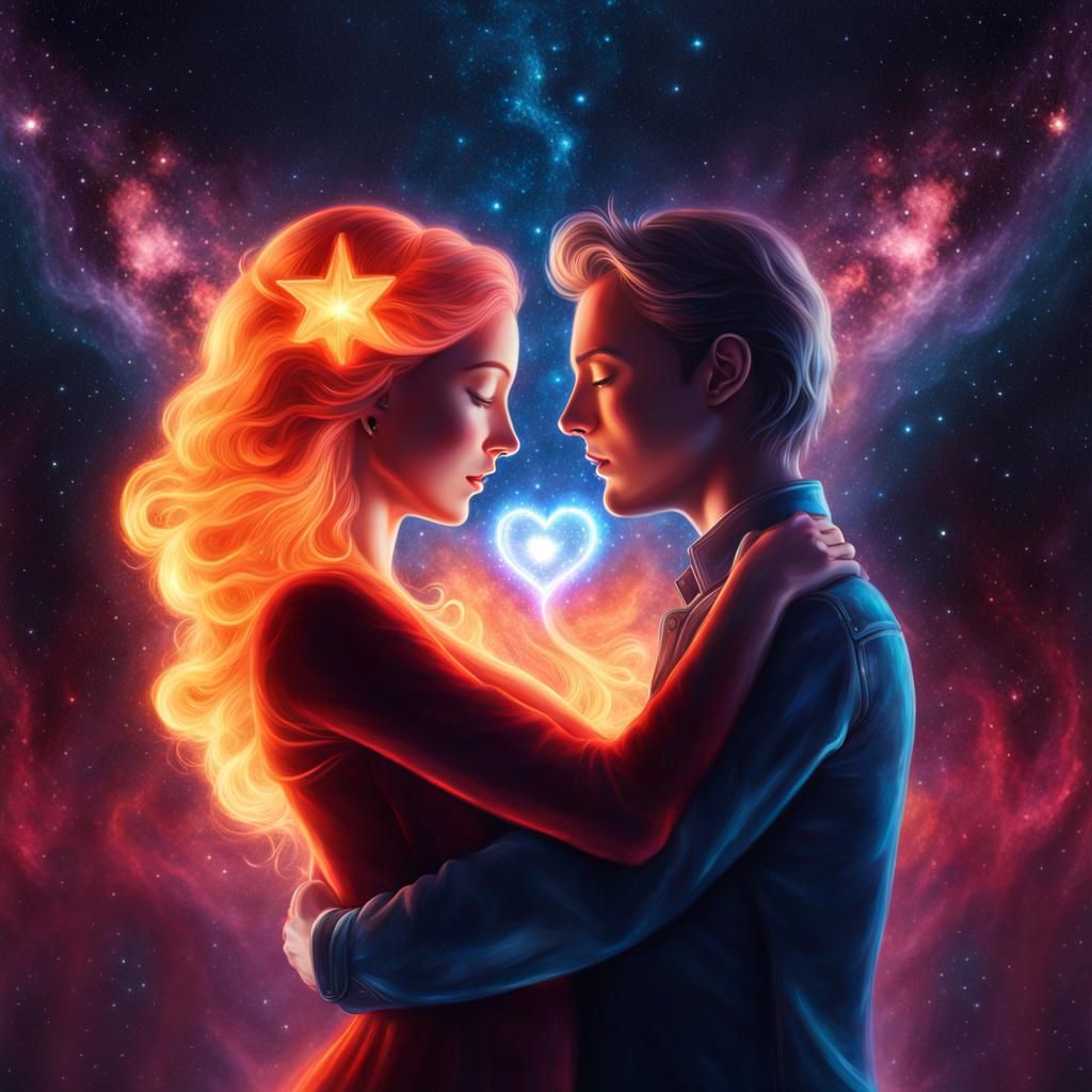 Falling in Love - AI Generated Artwork - NightCafe Creator