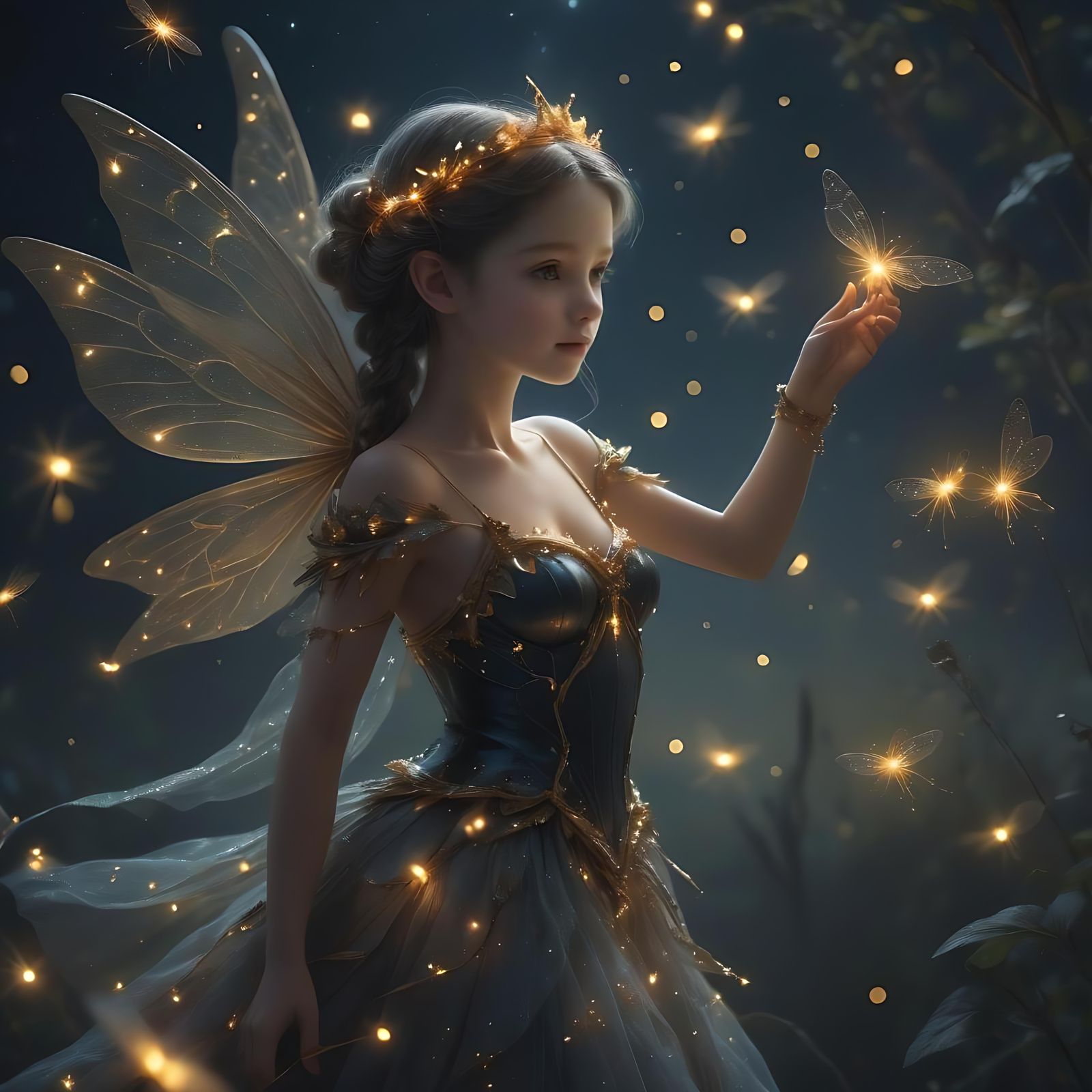 Princess Firefly - AI Generated Artwork - NightCafe Creator