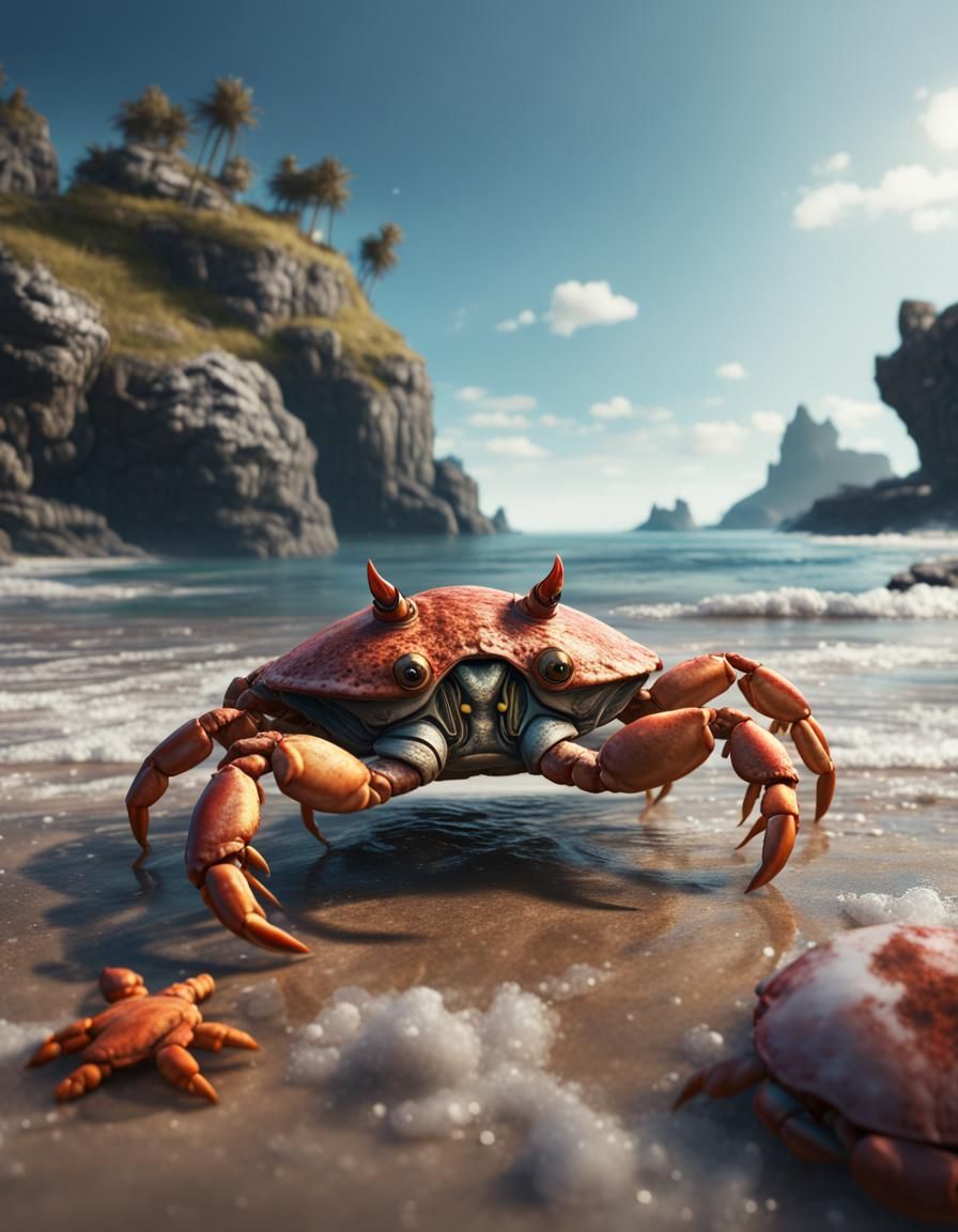 Crab - AI Generated Artwork - NightCafe Creator