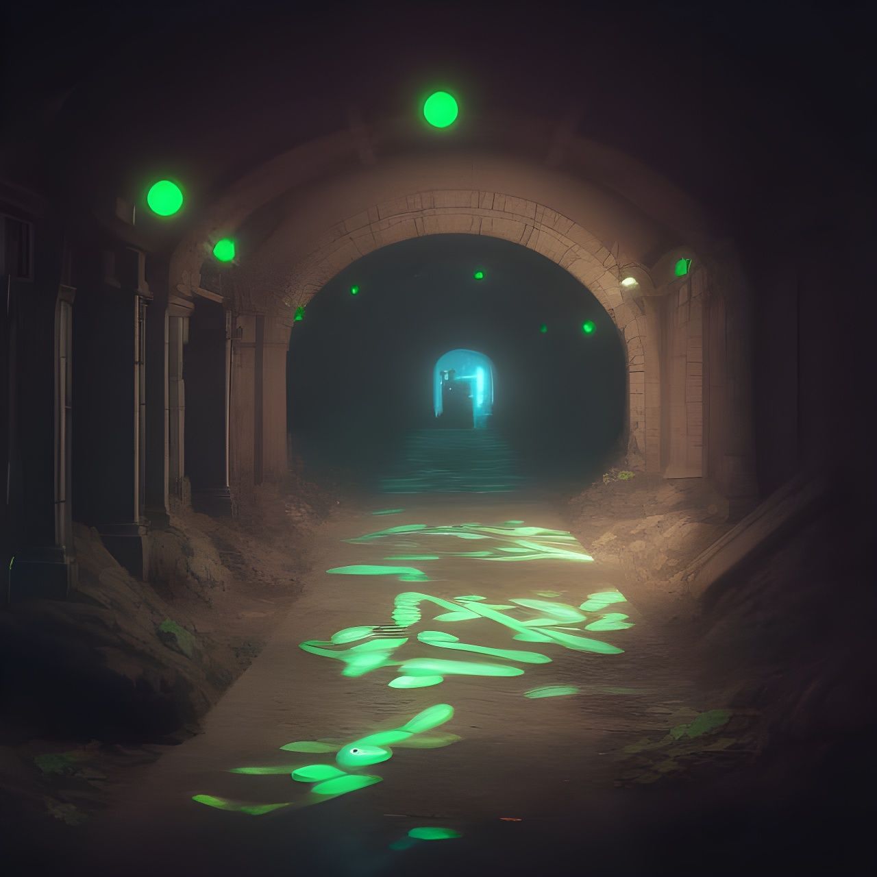 The Underhalls - AI Generated Artwork - NightCafe Creator
