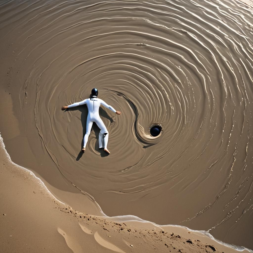 Mud Therapy - Oceanic Odyssey: Diver Descends into Turquoise...