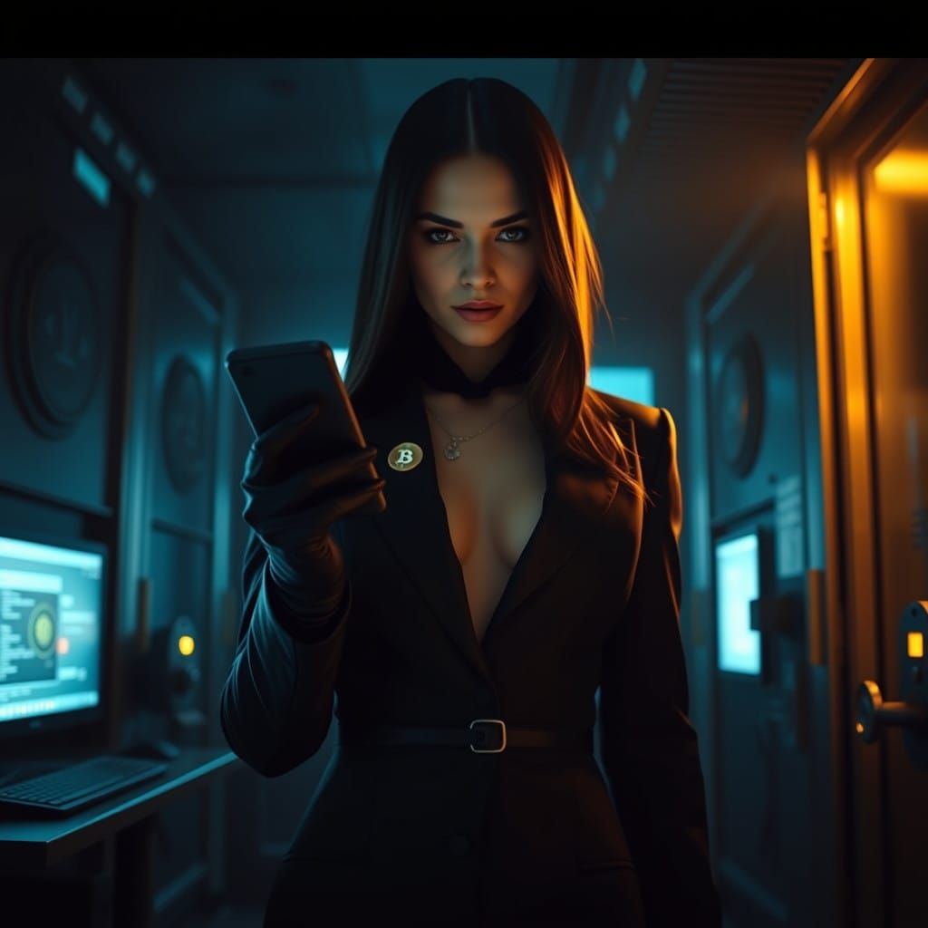 Bitcoin lady thief - Enigmatic Lady Thief in Cryptic Bitcoin...