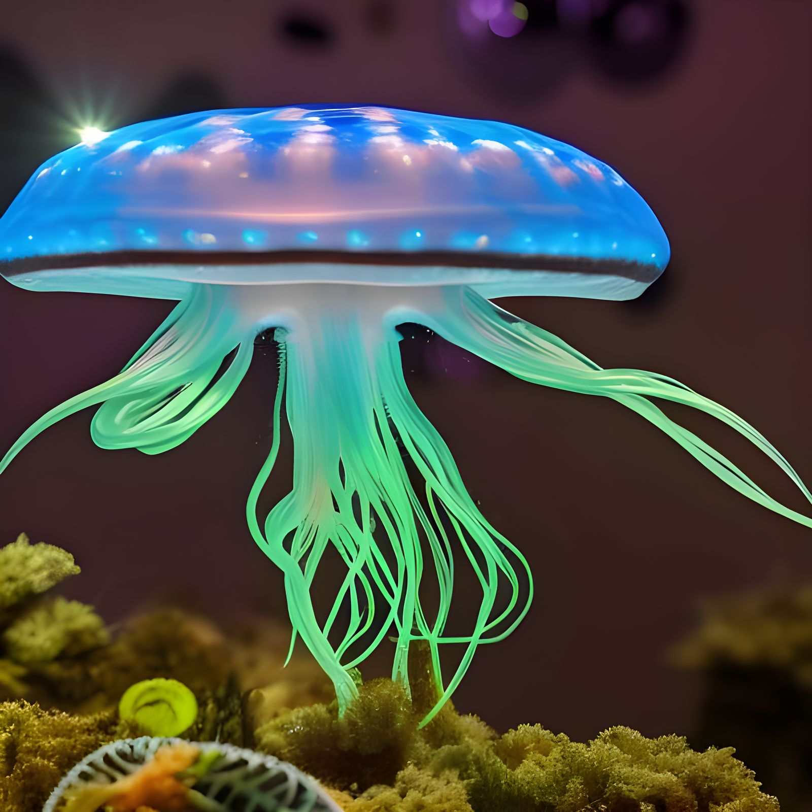 alien jellyfish - AI Generated Artwork - NightCafe Creator
