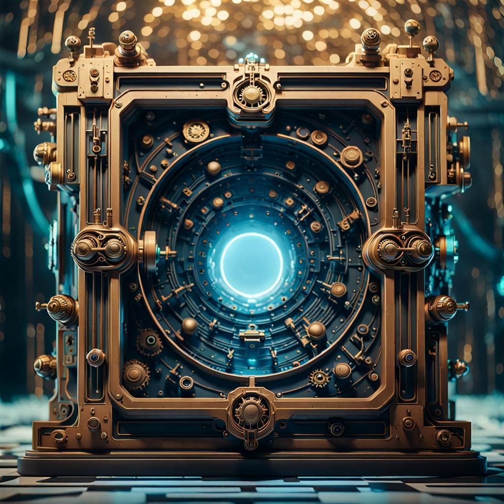 Ancient Portal Machine - AI Generated Artwork - NightCafe Creator