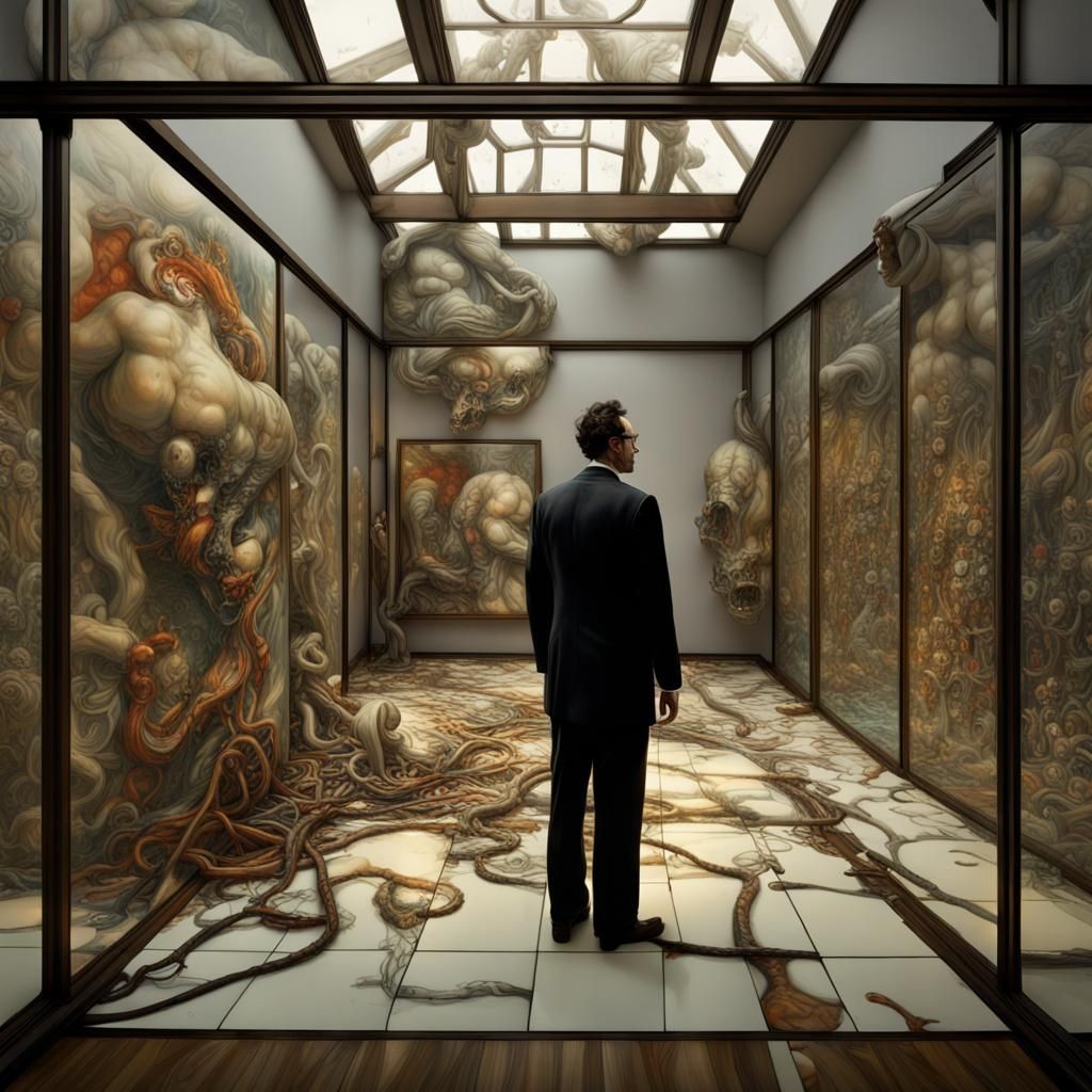 Atrocity Exhibition/Glass Asylum - AI Generated Artwork - NightCafe Creator