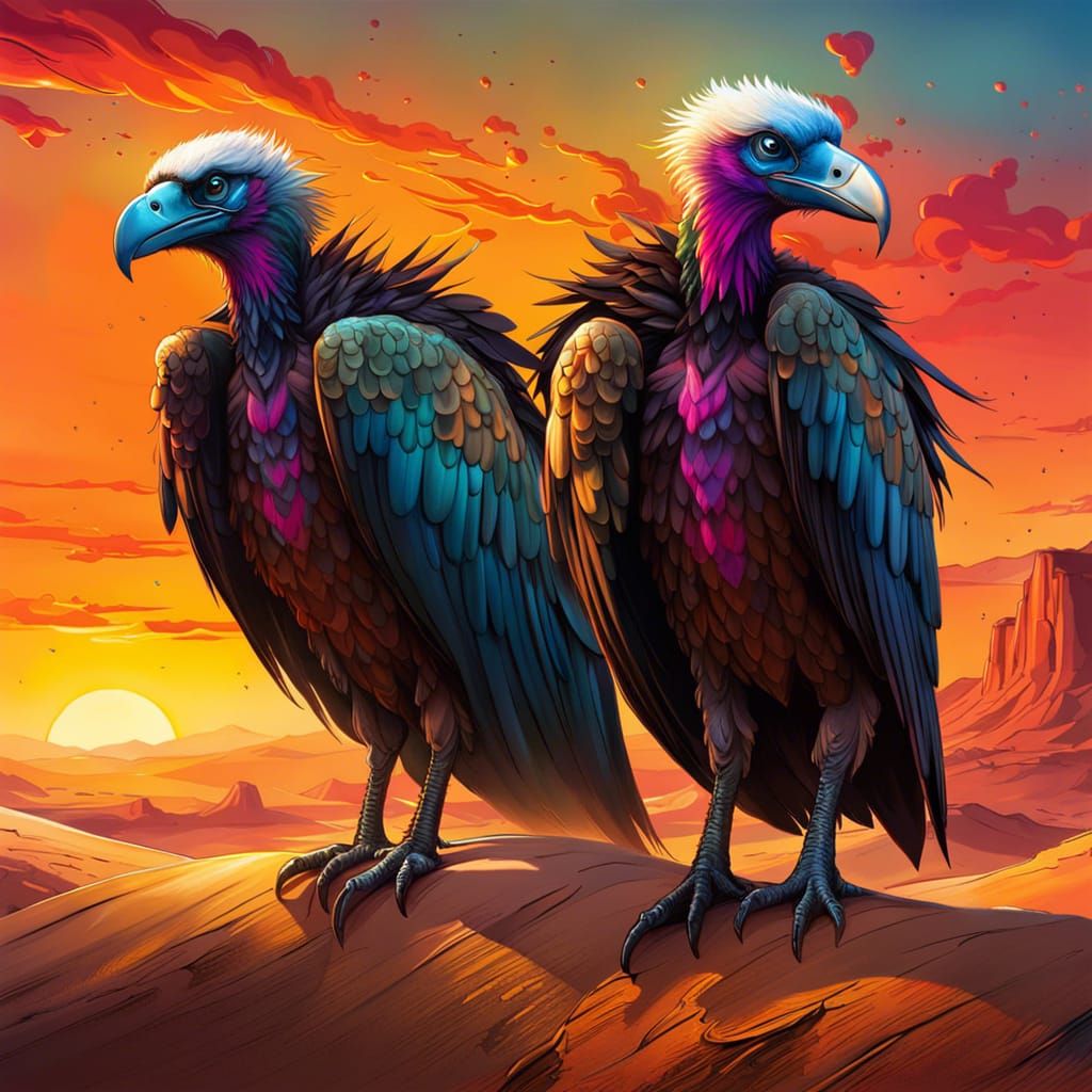 Two friends - AI Generated Artwork - NightCafe Creator