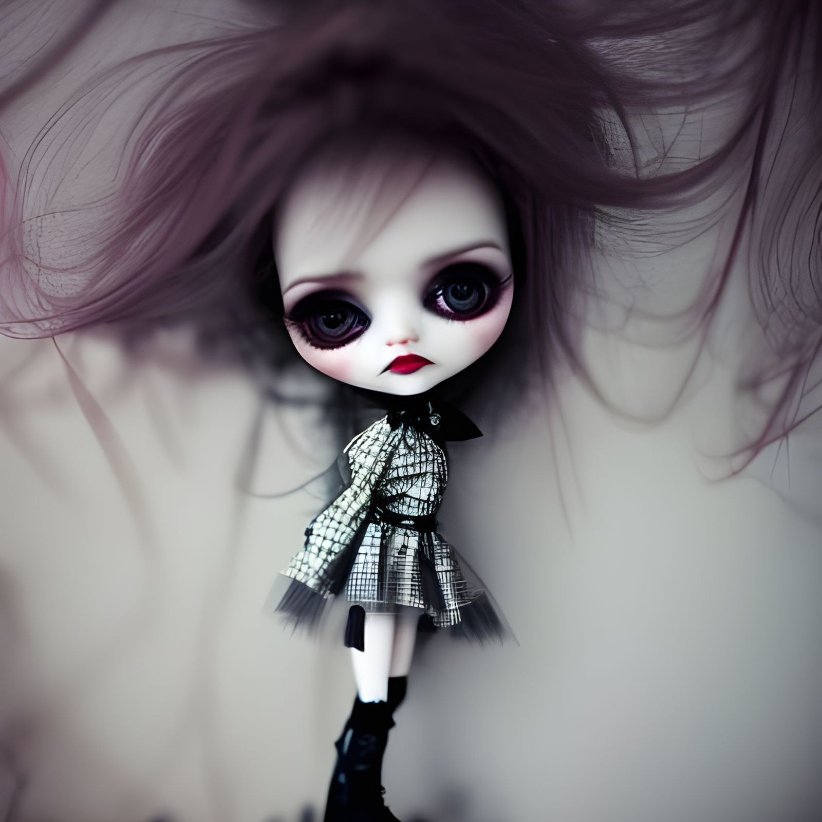 Exquisite Gothic Blythe Doll - AI Generated Artwork - NightCafe Creator