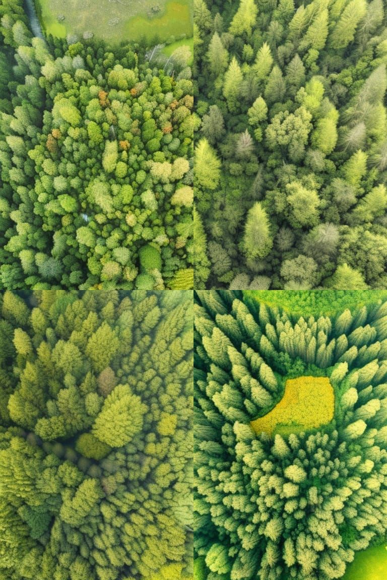 forest fantasy aerial view - AI Generated Artwork - NightCafe Creator