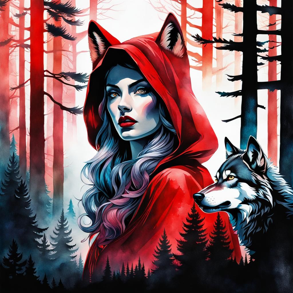 Red Riding Hood - AI Generated Artwork - NightCafe Creator