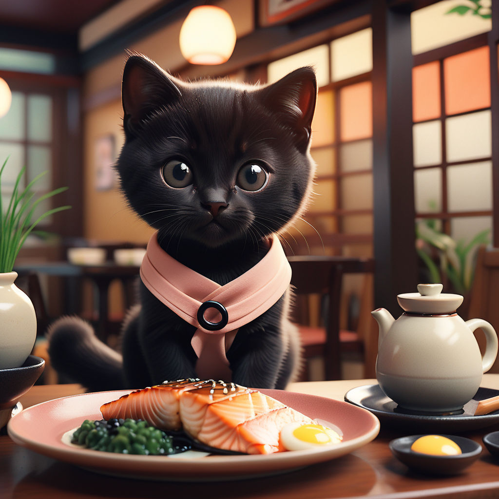 Dinner for one - AI Generated Artwork - NightCafe Creator