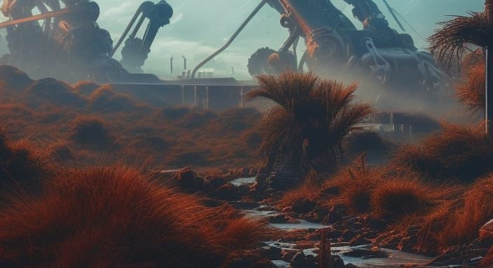 desolate wasteland - AI Generated Artwork - NightCafe Creator