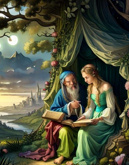 A Lesson in Magic : r/nightcafe