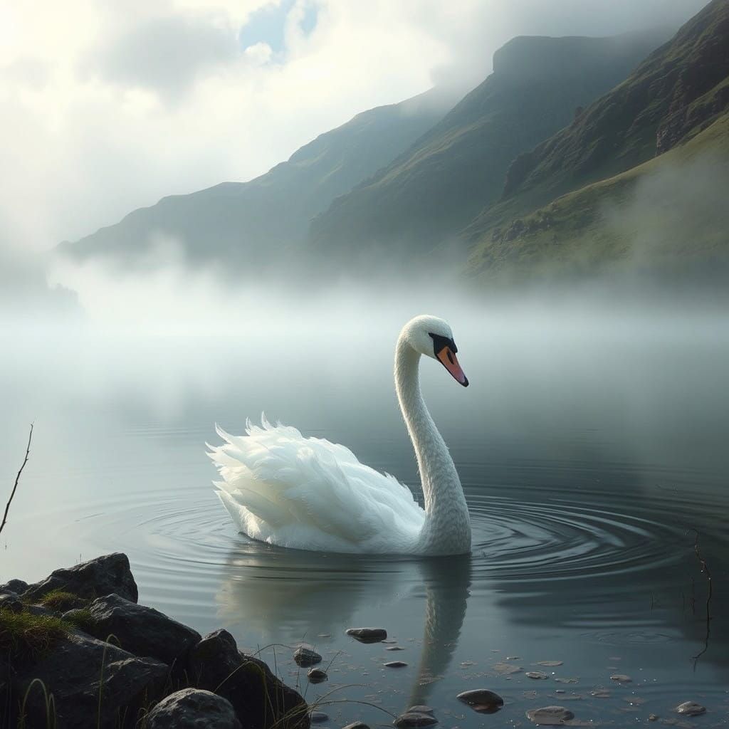 The Swan Loch Monster - Mystical Loch Monster Emerges from S...