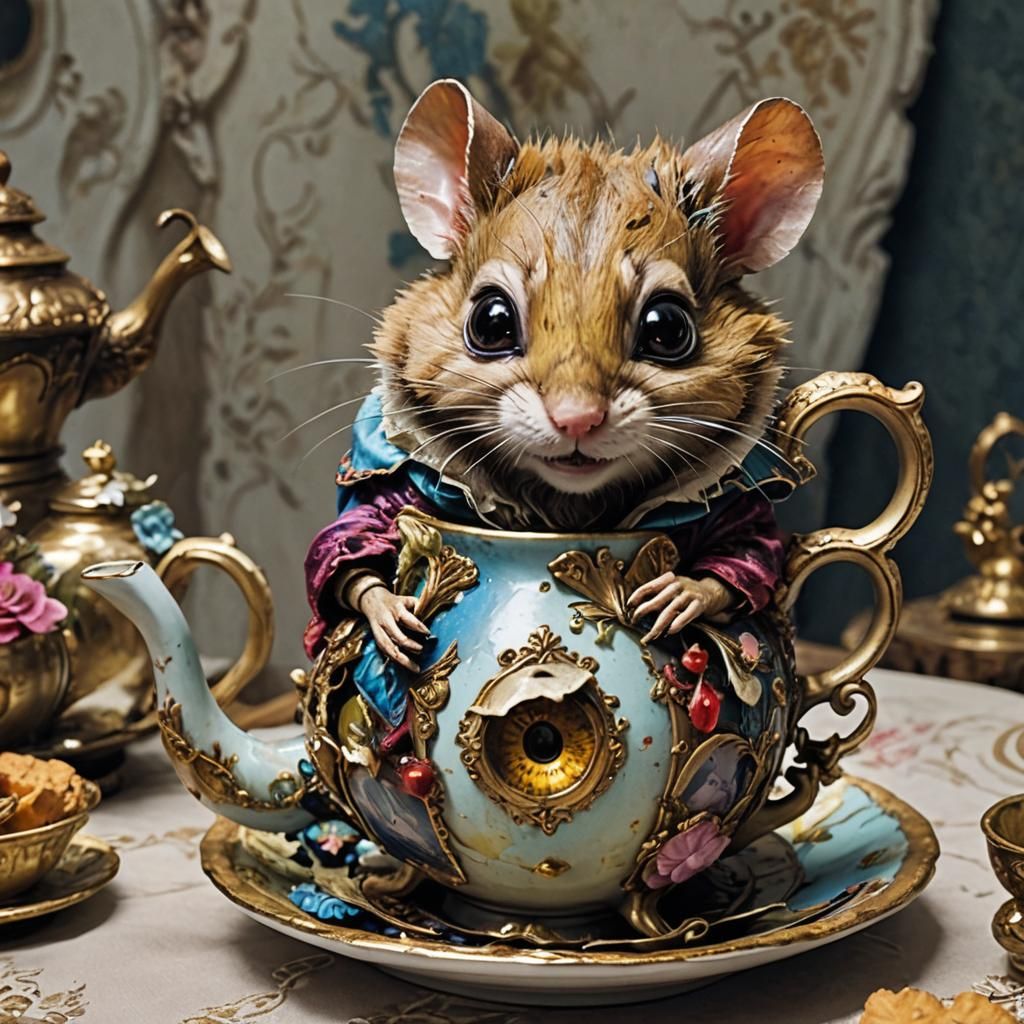 The Dormouse - AI Generated Artwork - NightCafe Creator