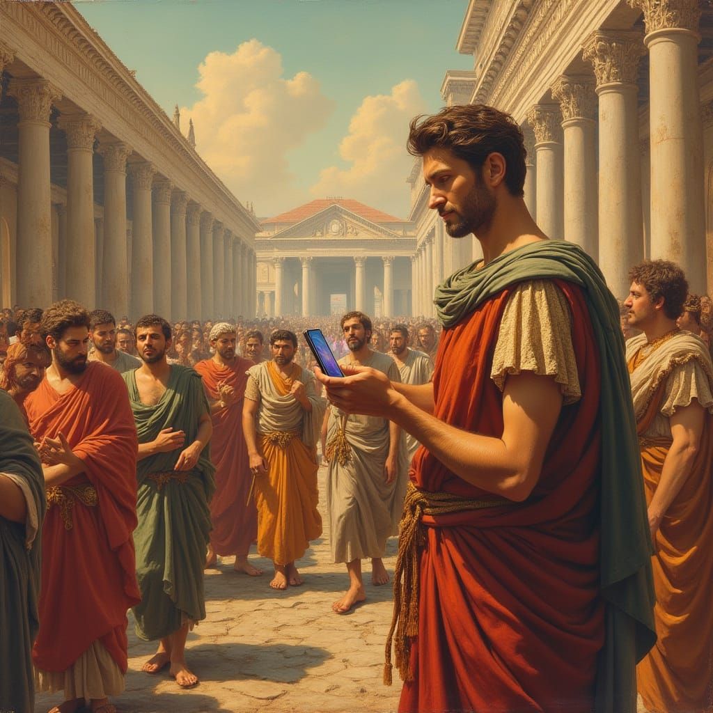 Roman vs Smartphone - Ancient Romans Meet Modern Technology ...