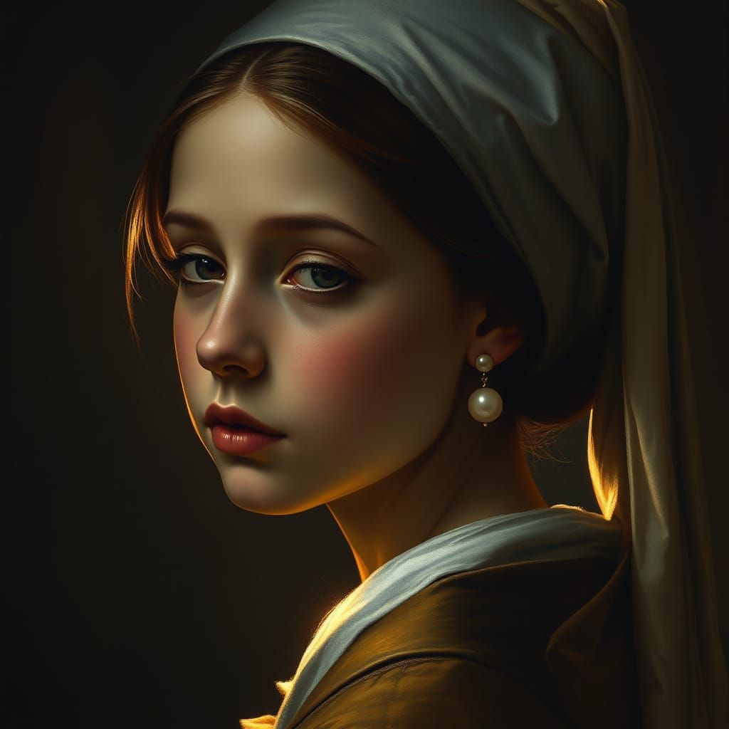 Pearl Wrightson - Serene Pearl Earring in Golden Light