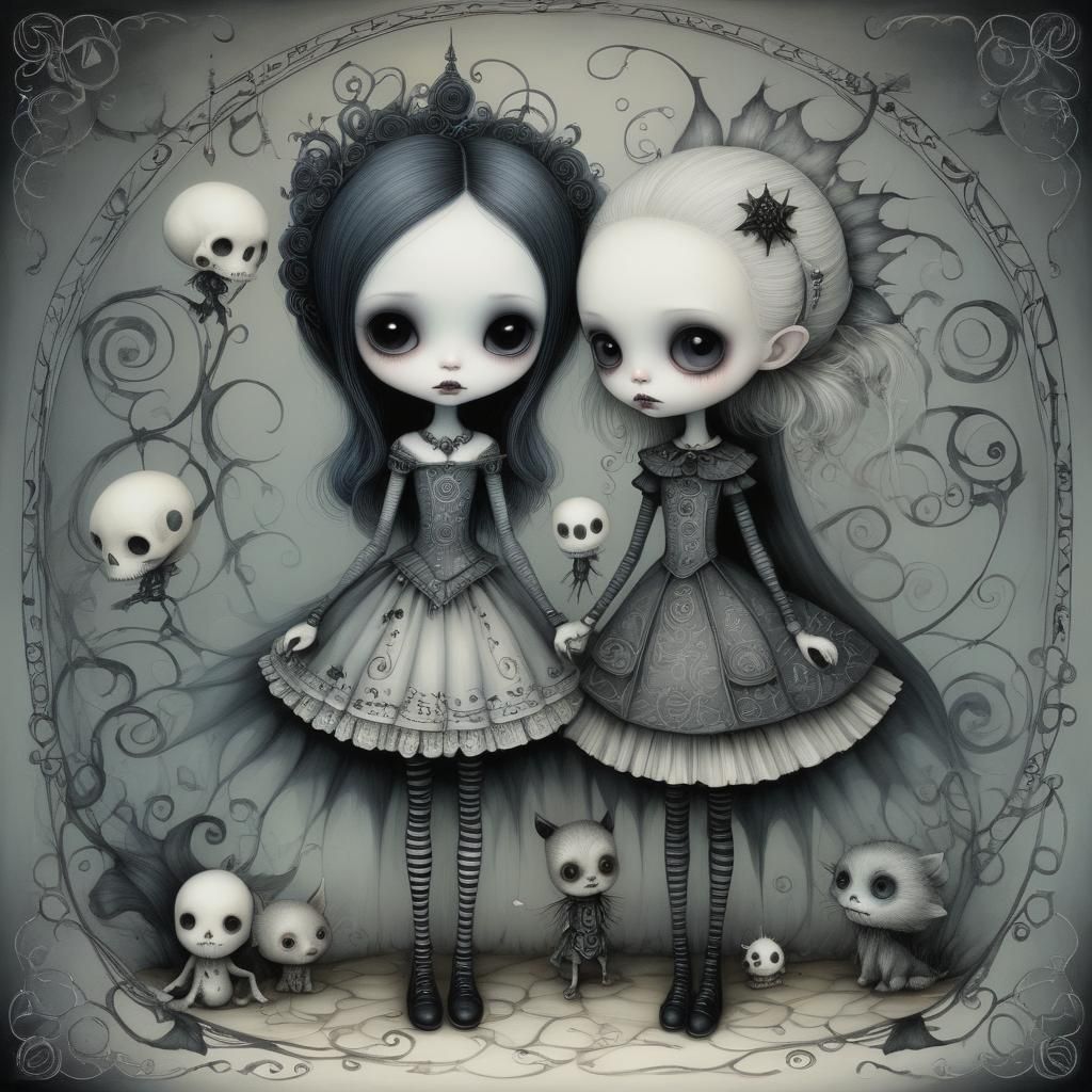 Strange Weird Girls - AI Generated Artwork - NightCafe Creator