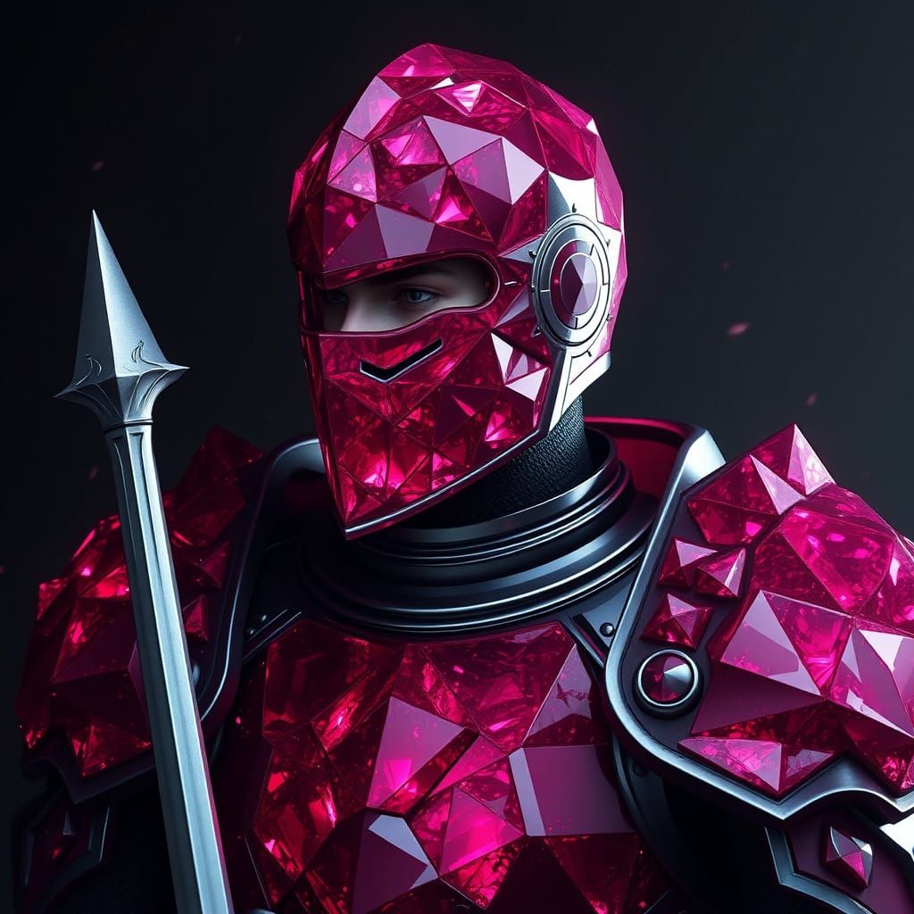 Carven - Knight in Radiant Ruby Armor