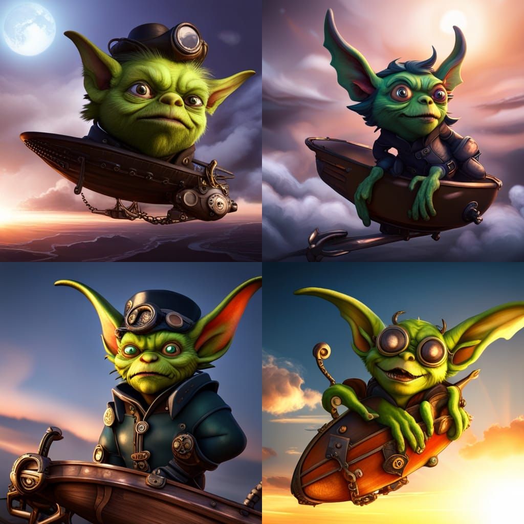 Goblin ships - AI Generated Artwork - NightCafe Creator