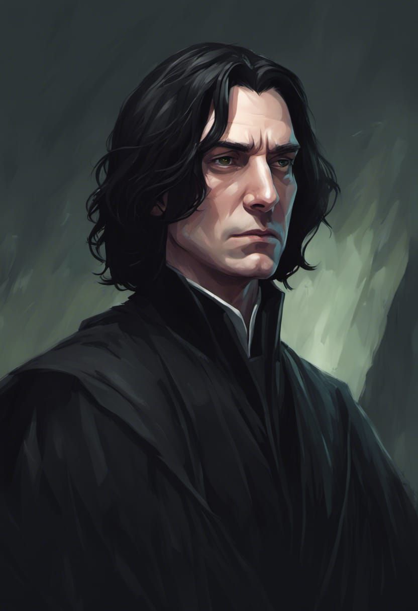Severus Snape - AI Generated Artwork - NightCafe Creator