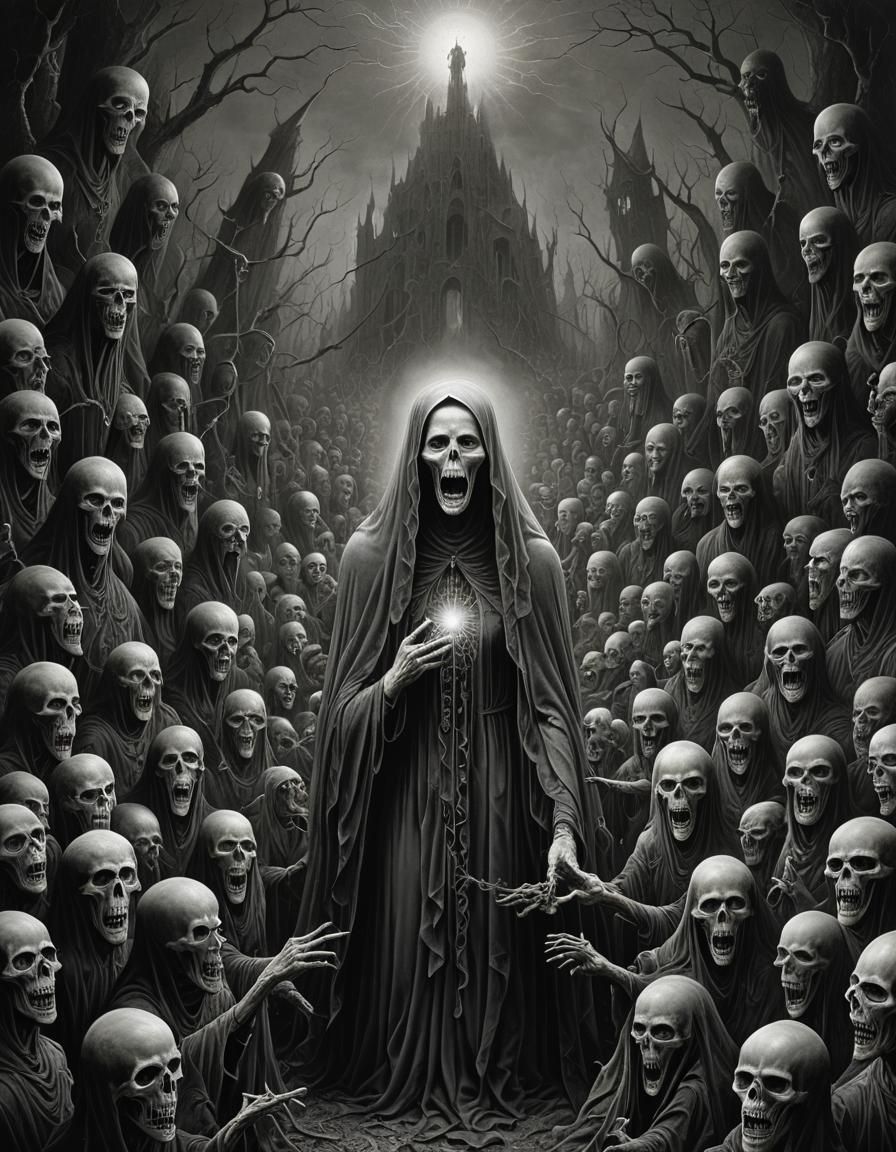 Screaming Banshee - AI Generated Artwork - NightCafe Creator