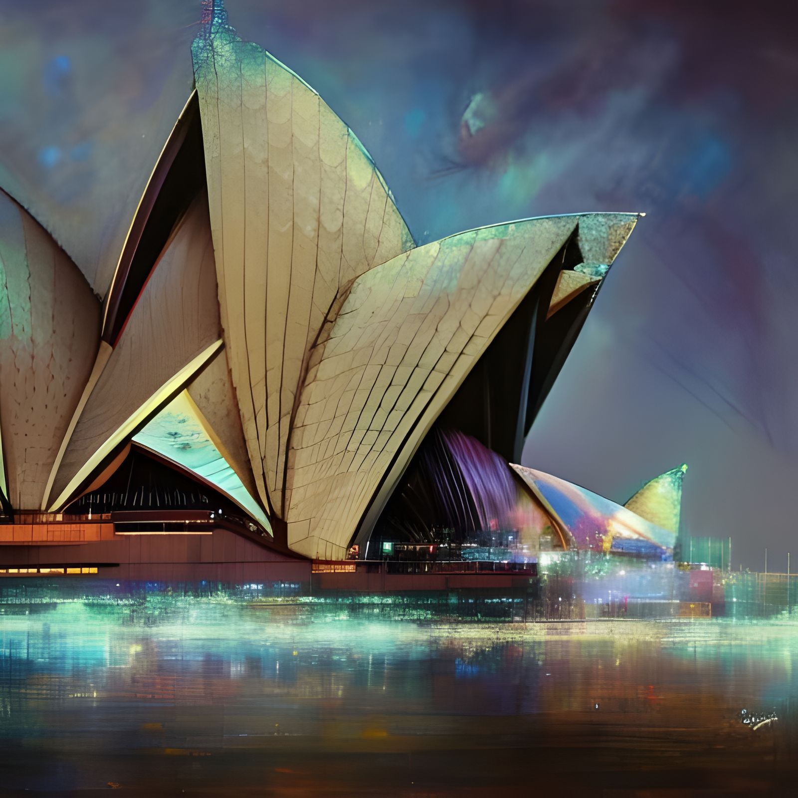 Australia Opera House - AI Generated Artwork - NightCafe Creator