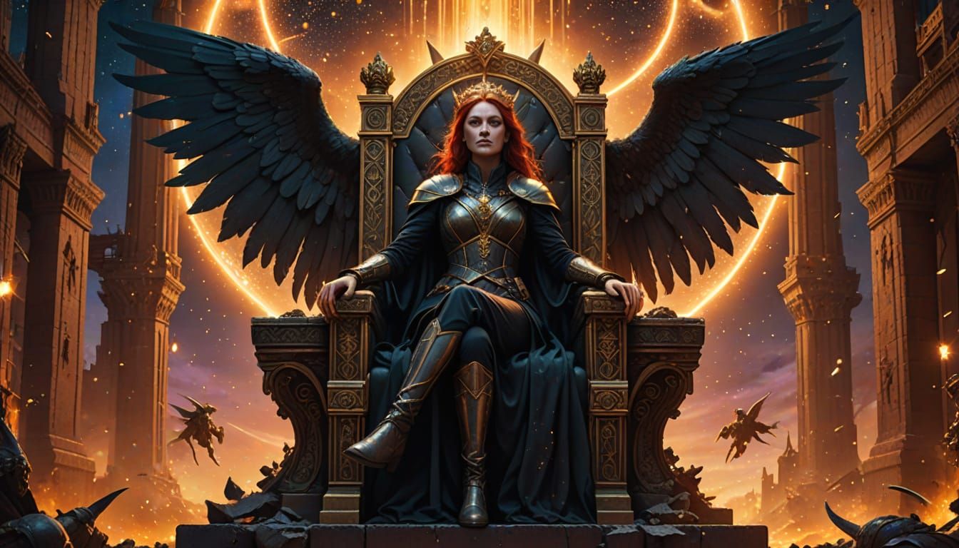 Lilith dark archangel - Lilith on Throne of Stars in Apocal...