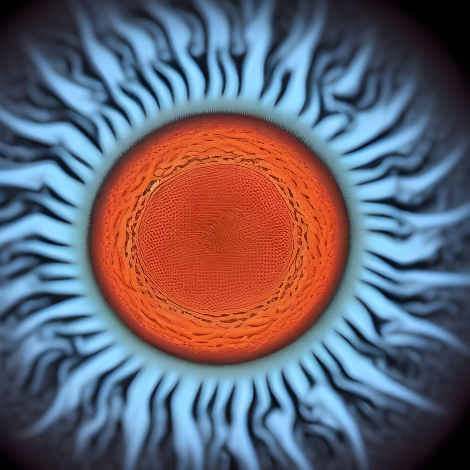 Optical Illusion Sun - AI Generated Artwork - NightCafe Creator