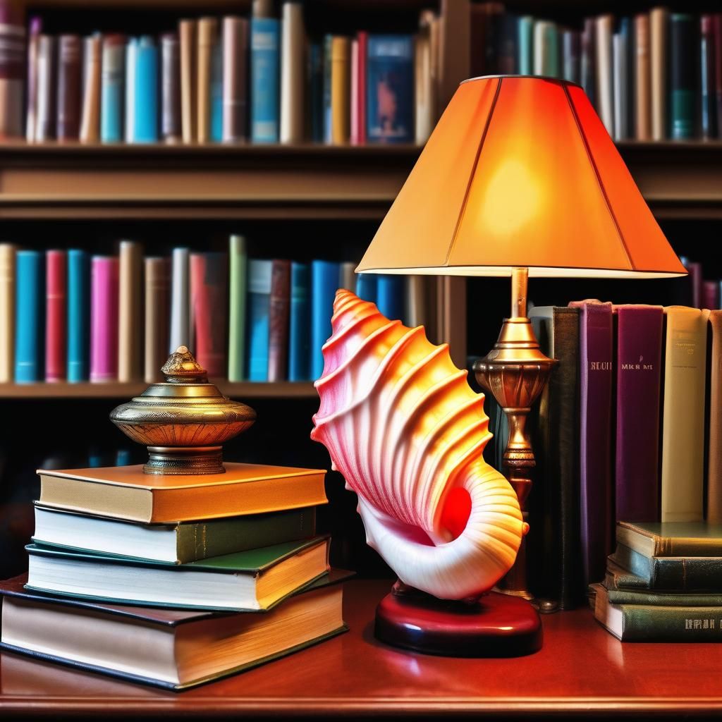Library still life - AI Generated Artwork - NightCafe Creator