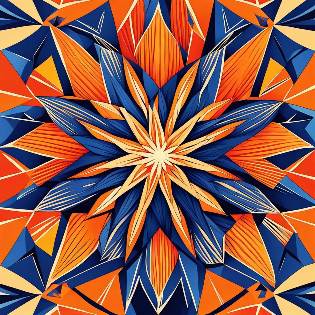 Patterns of Moravian stars - AI Generated Artwork - NightCafe Creator