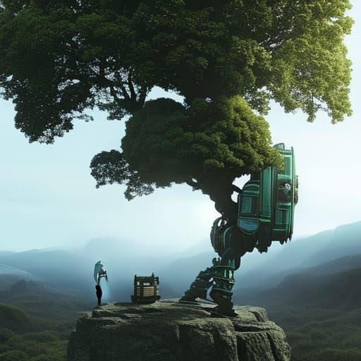 Future Tree of life - AI Generated Artwork - NightCafe Creator