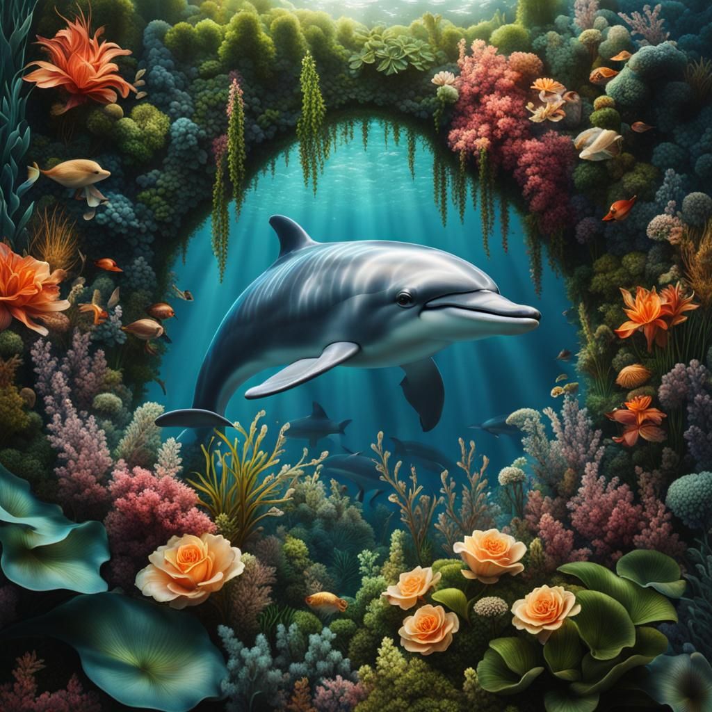 Dolphin - AI Generated Artwork - NightCafe Creator