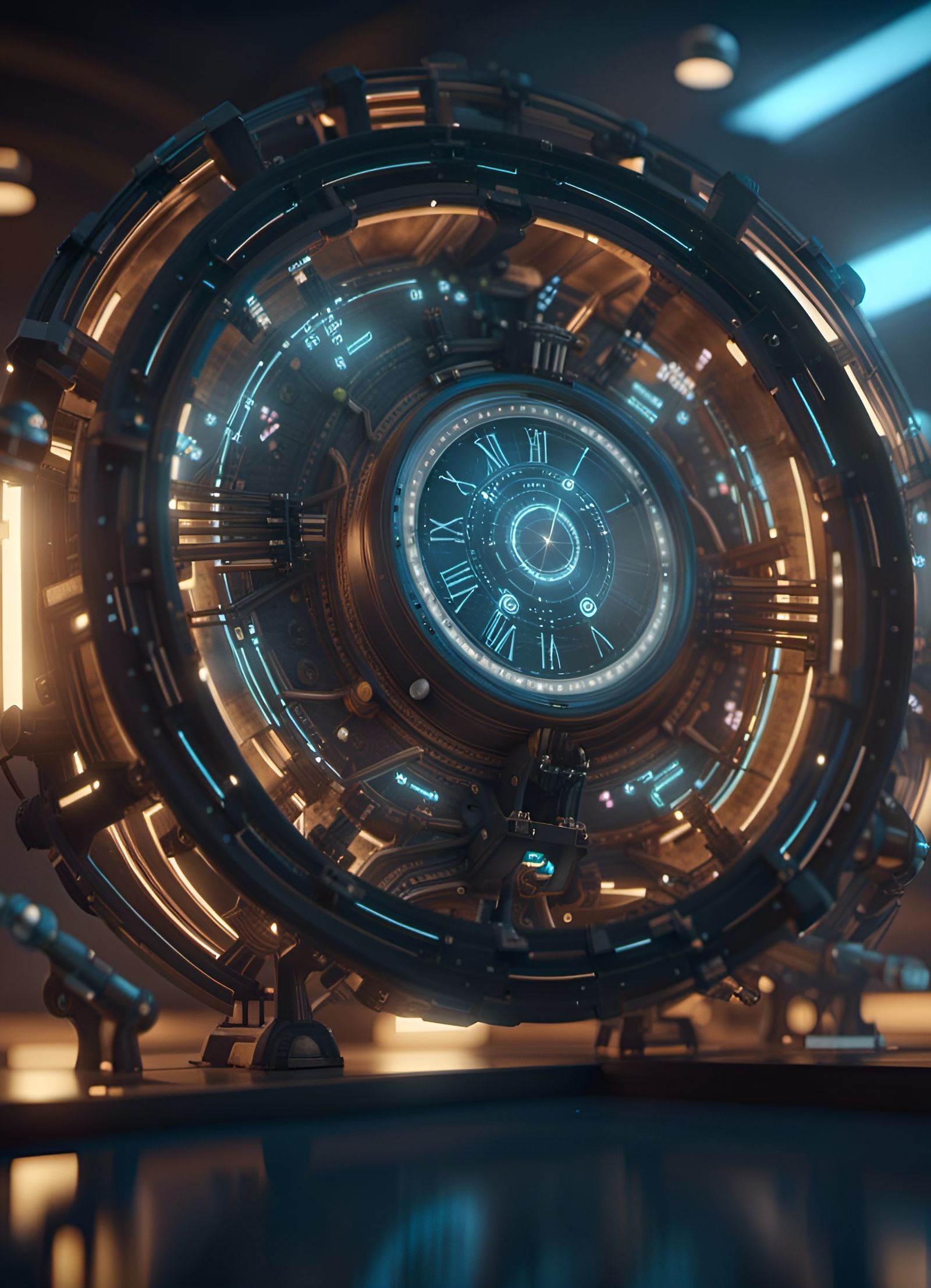 Time Machine Prototype - 0743C - AI Generated Artwork - NightCafe Creator