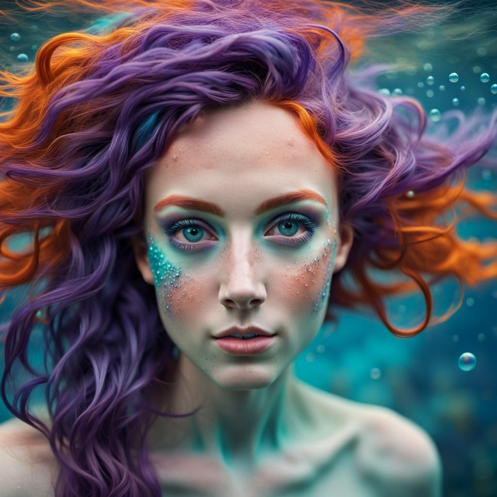Beautiful Mermaid - AI Generated Artwork - NightCafe Creator