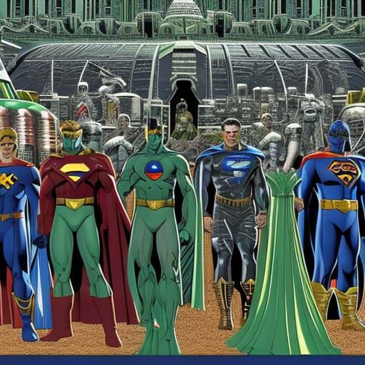 dc a variety of kryptonians invade earth, high resolution, highly ...