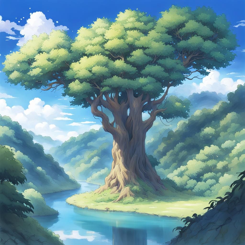Tree - AI Generated Artwork - NightCafe Creator