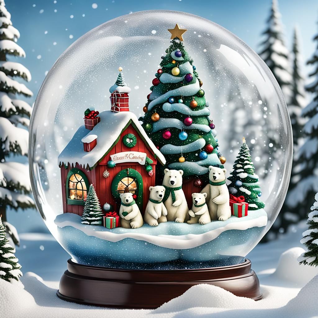 Snow Globes #547 - AI Generated Artwork - NightCafe Creator