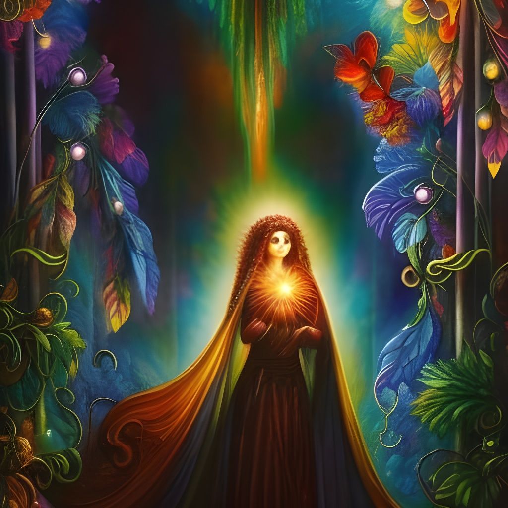 Fae woman - AI Generated Artwork - NightCafe Creator