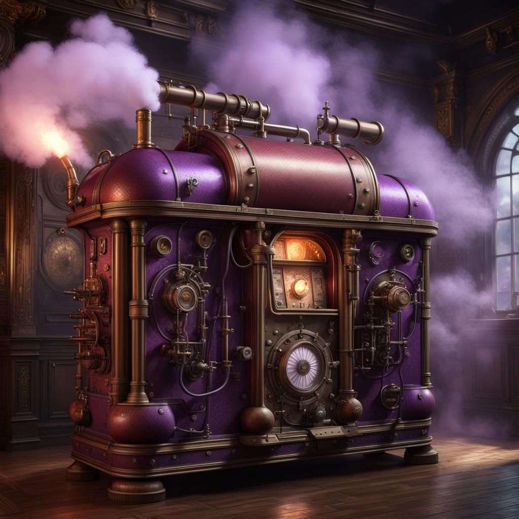 Mid Range Heavy Duty Steampunk Radio - AI Generated Artwork - NightCafe ...