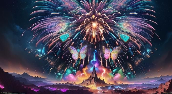 Baby, You're a Firework! - AI Generated Artwork - NightCafe Creator