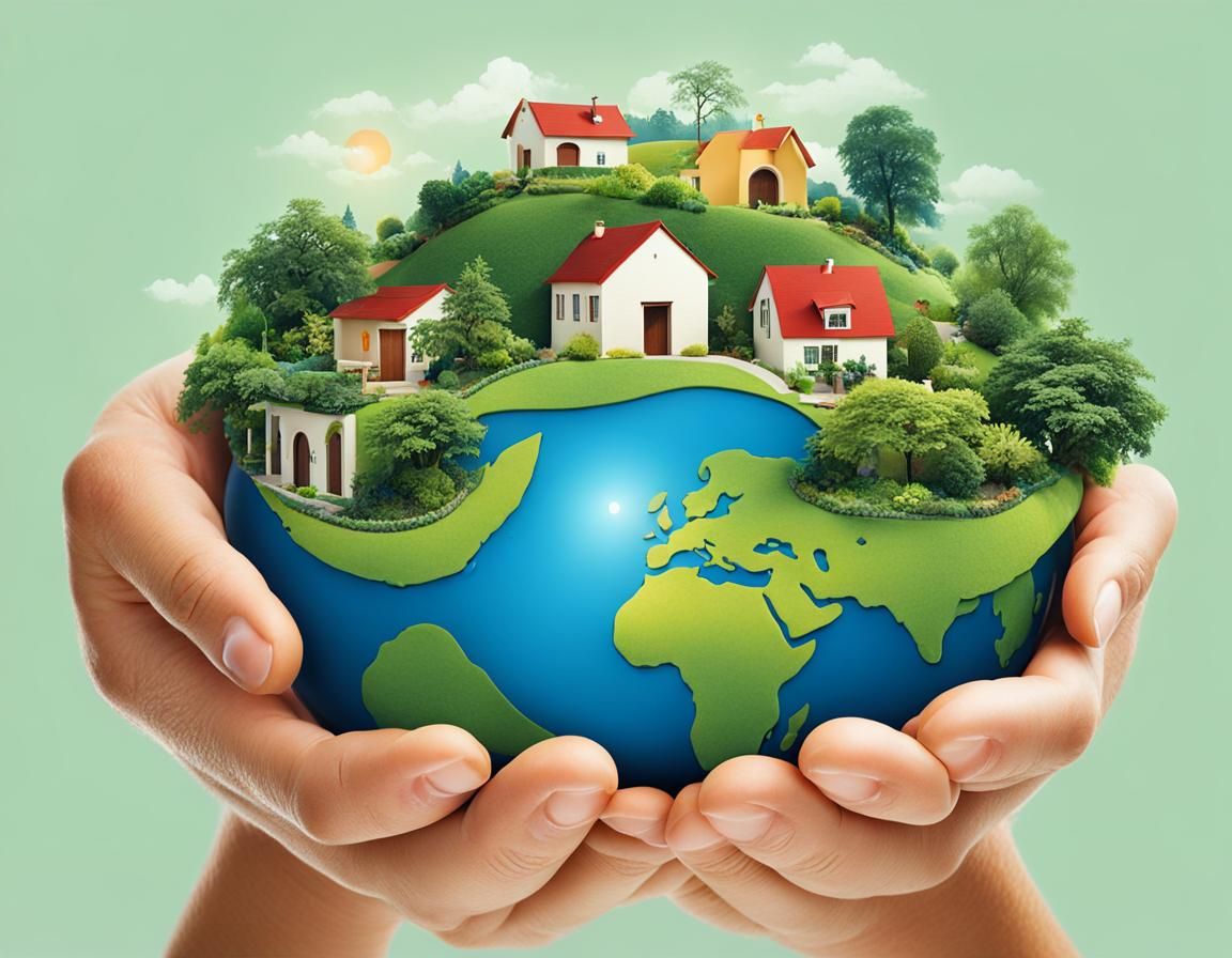 ONE Earth, ONE Home, In Our HANDS - AI Generated Artwork - NightCafe ...