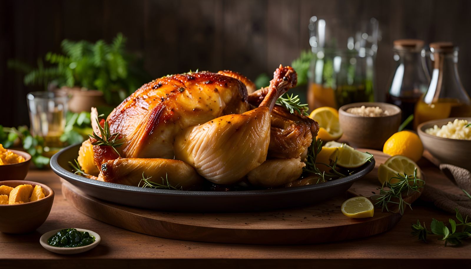 Cooked Chicken - AI Generated Artwork - NightCafe Creator