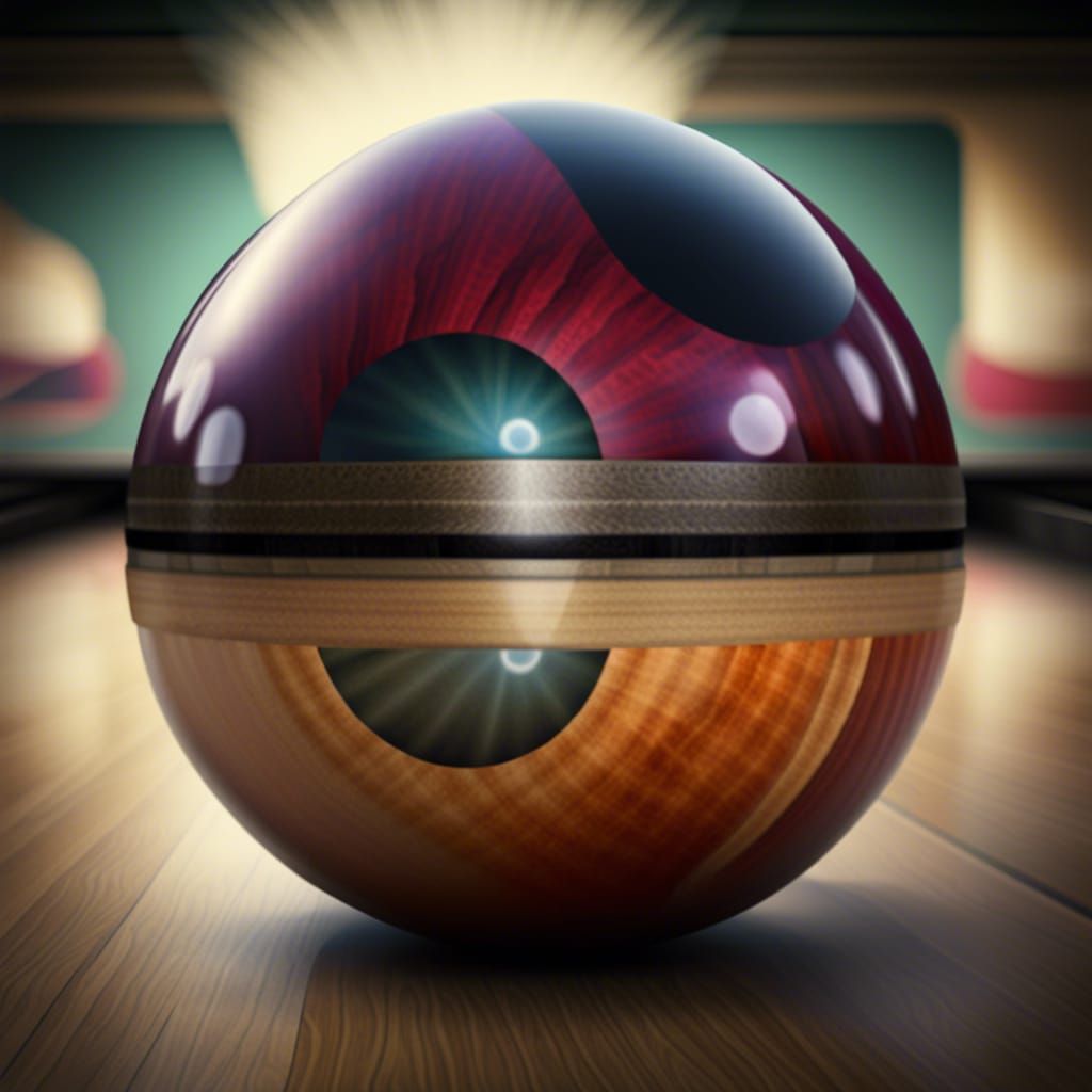 A rare and magical bowling ball - AI Generated Artwork - NightCafe Creator