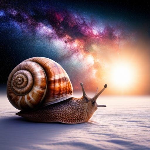 space snail - AI Generated Artwork - NightCafe Creator