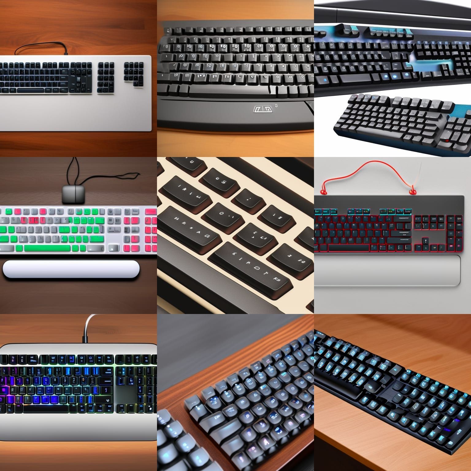 gaming keyboard - AI Generated Artwork - NightCafe Creator