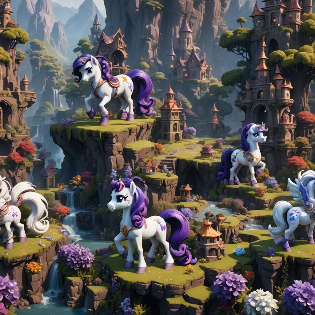 rarity my little pony - AI Generated Artwork - NightCafe Creator