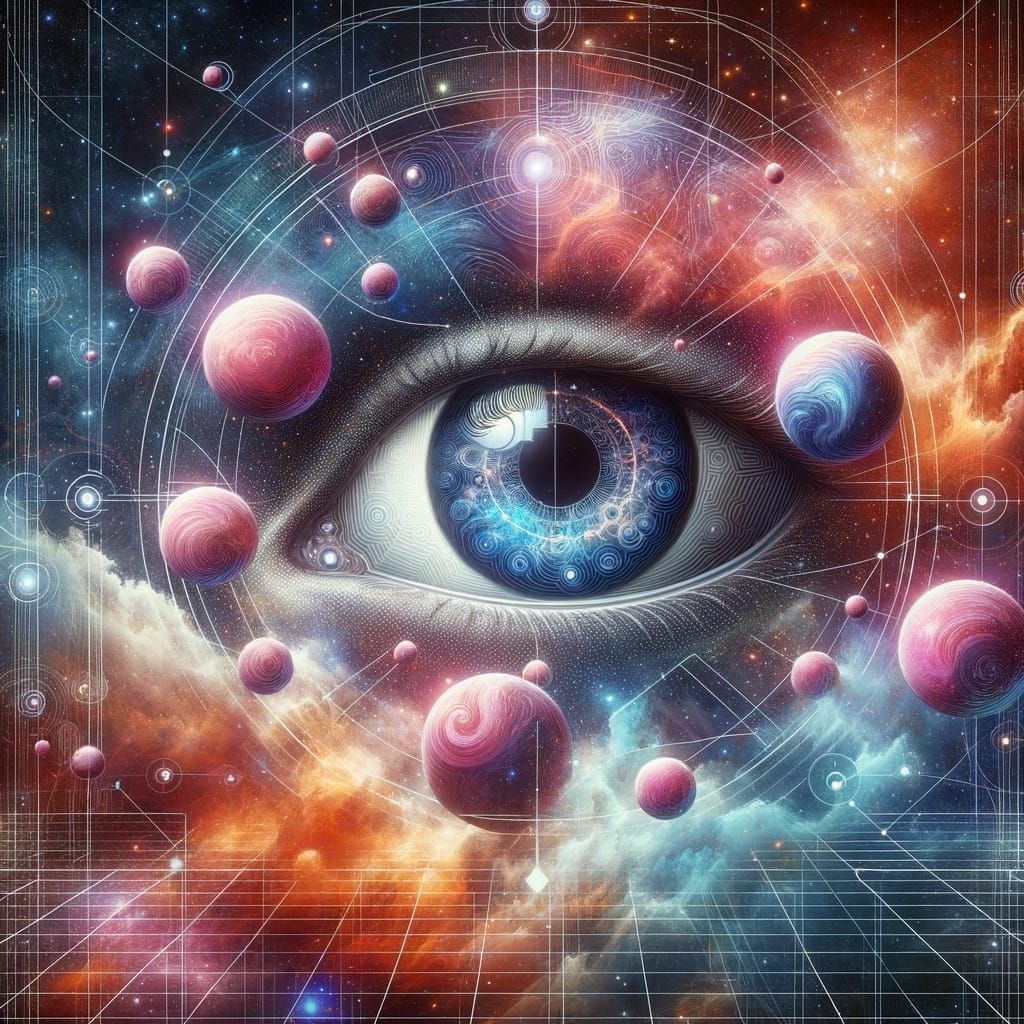Eye of the Cosmos - AI Generated Artwork - NightCafe Creator