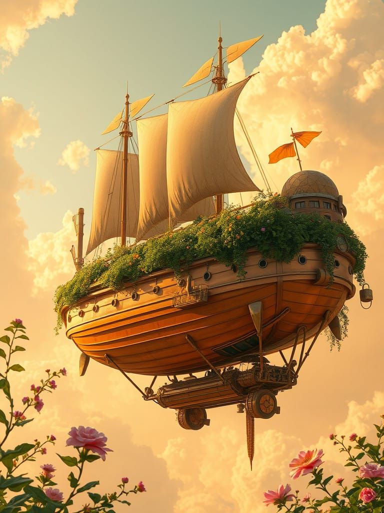 Solarpunk Airship - Solarpunk Airship