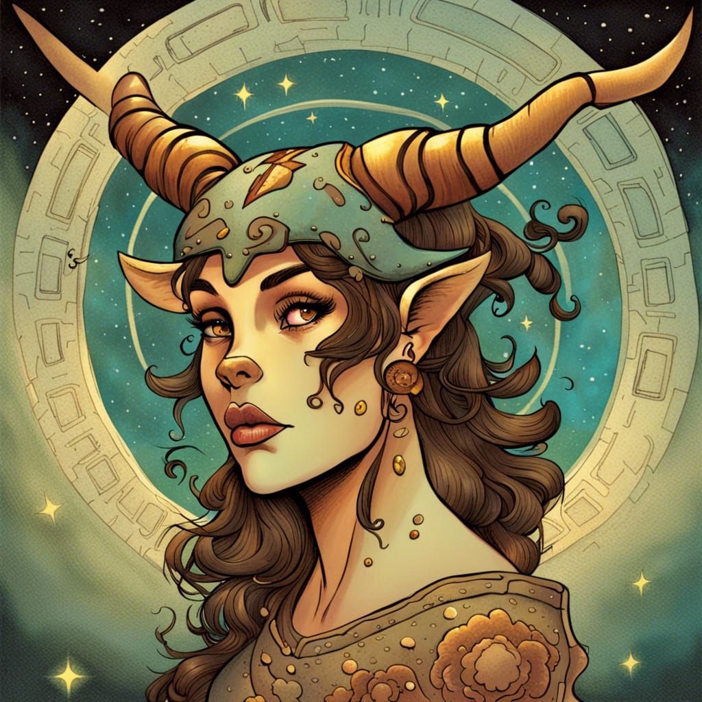 Zodiac Taurus - AI Generated Artwork - NightCafe Creator