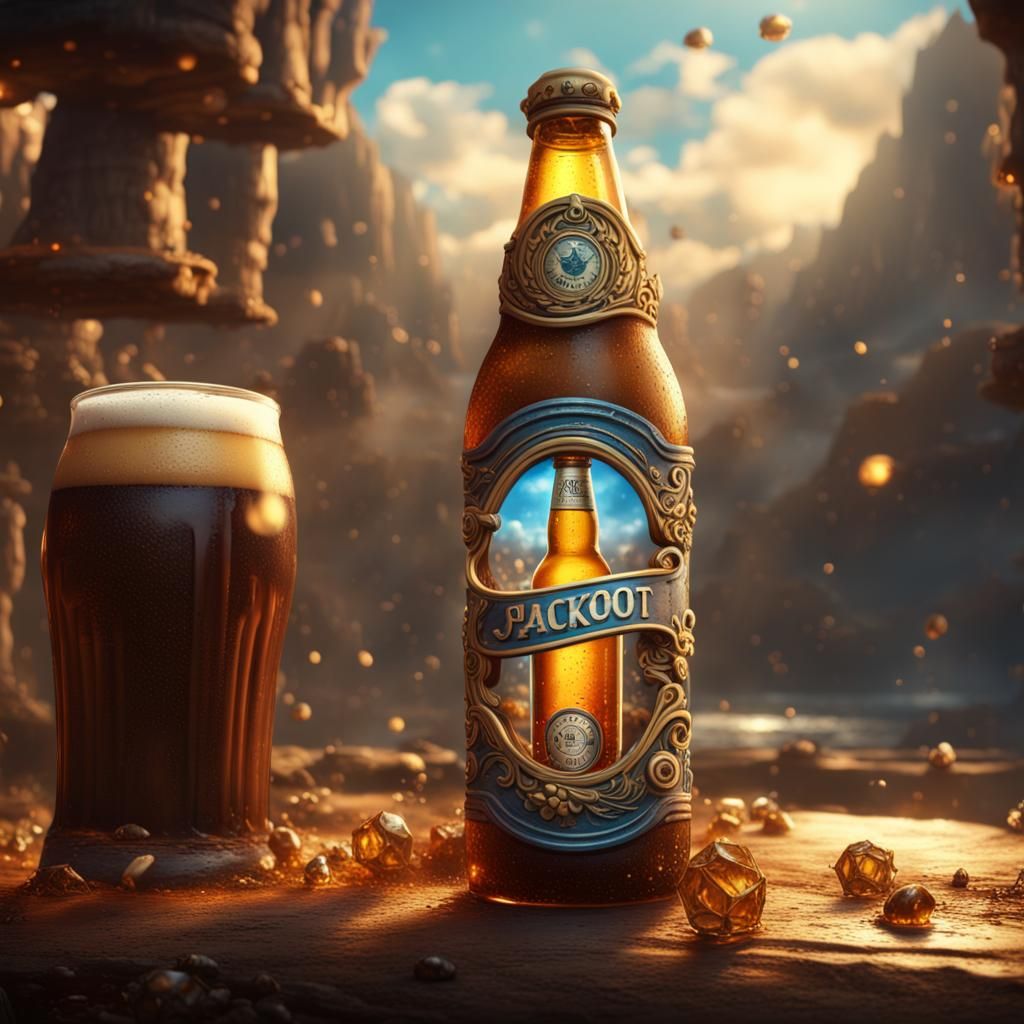 Jackpot, th Beer - AI Generated Artwork - NightCafe Creator
